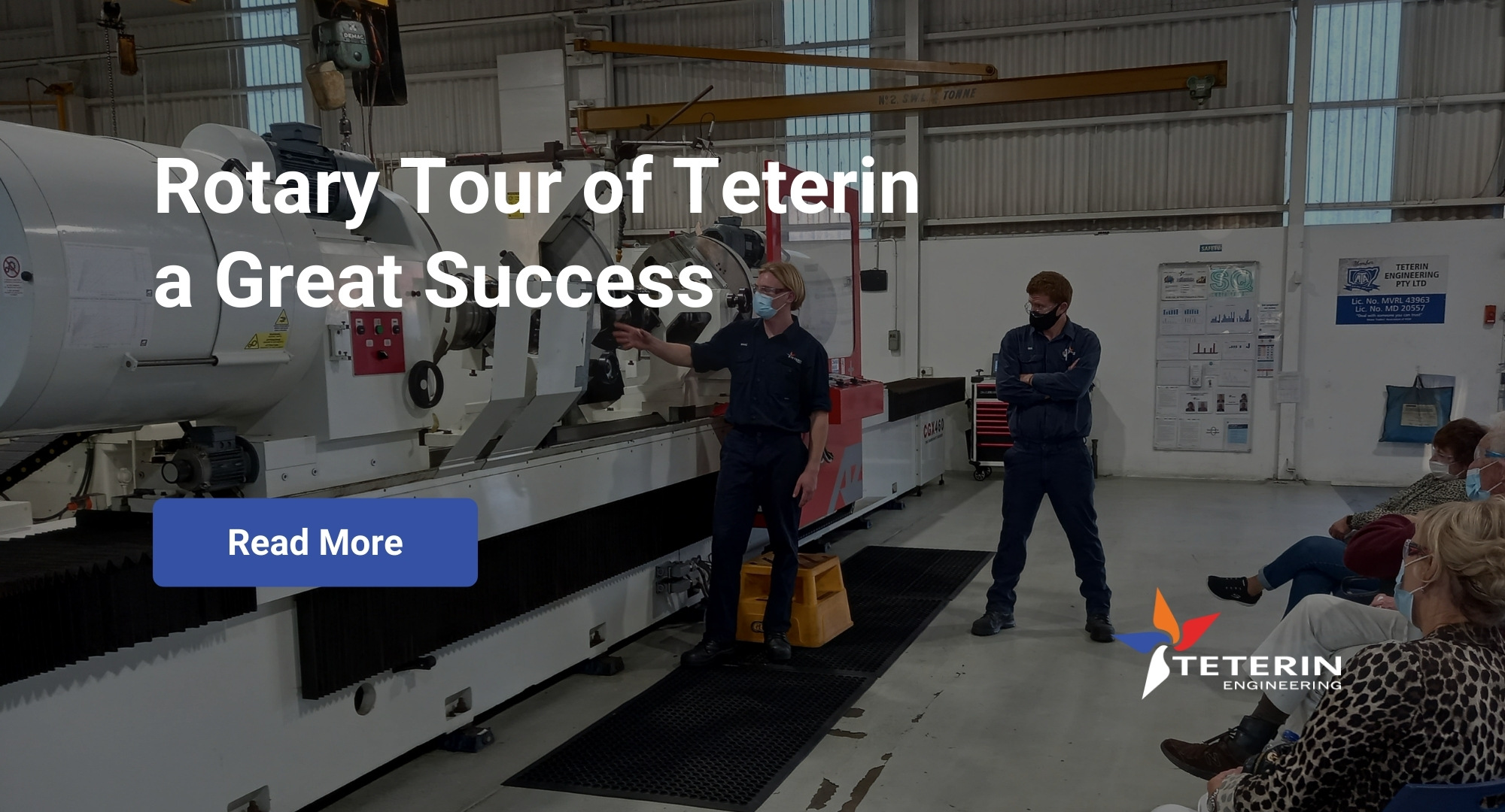 Rotary Tour of Teterin a Great Success | Teterin Engineering