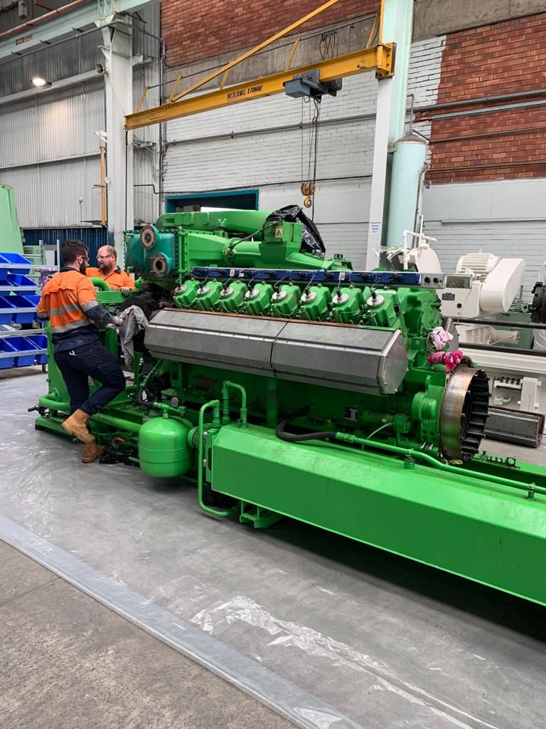 Teterin & Cirrus Overhaul a Jenbacher 416 | Teterin Engineering